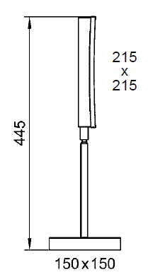 Aliseo 020747 Led Cubik T3 | Handles & Handles | Πόμολα Υψηλής Ποιότητας